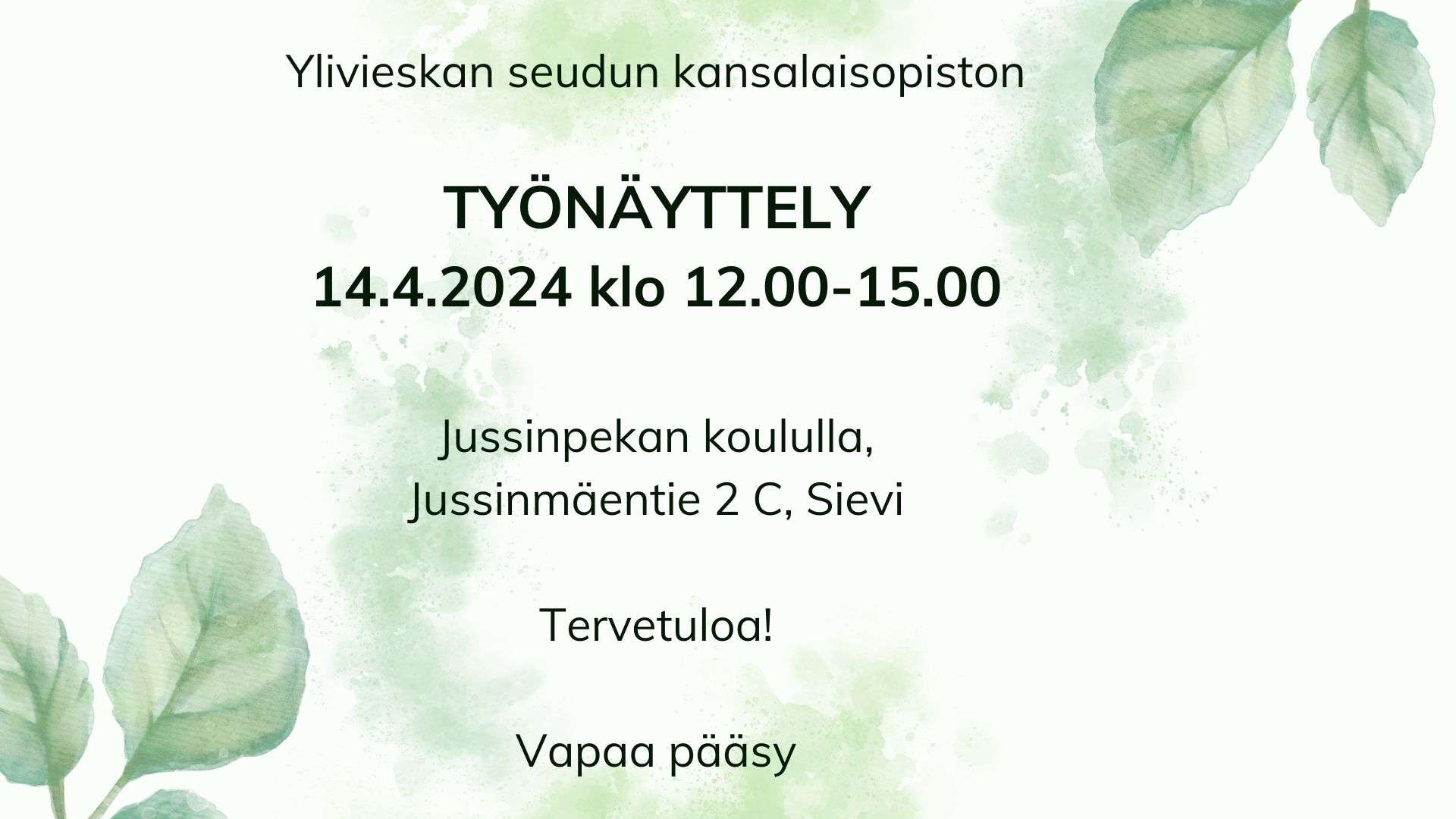Ylivieskan seudun kansalaisopisto - Ylivieskan kaupunki