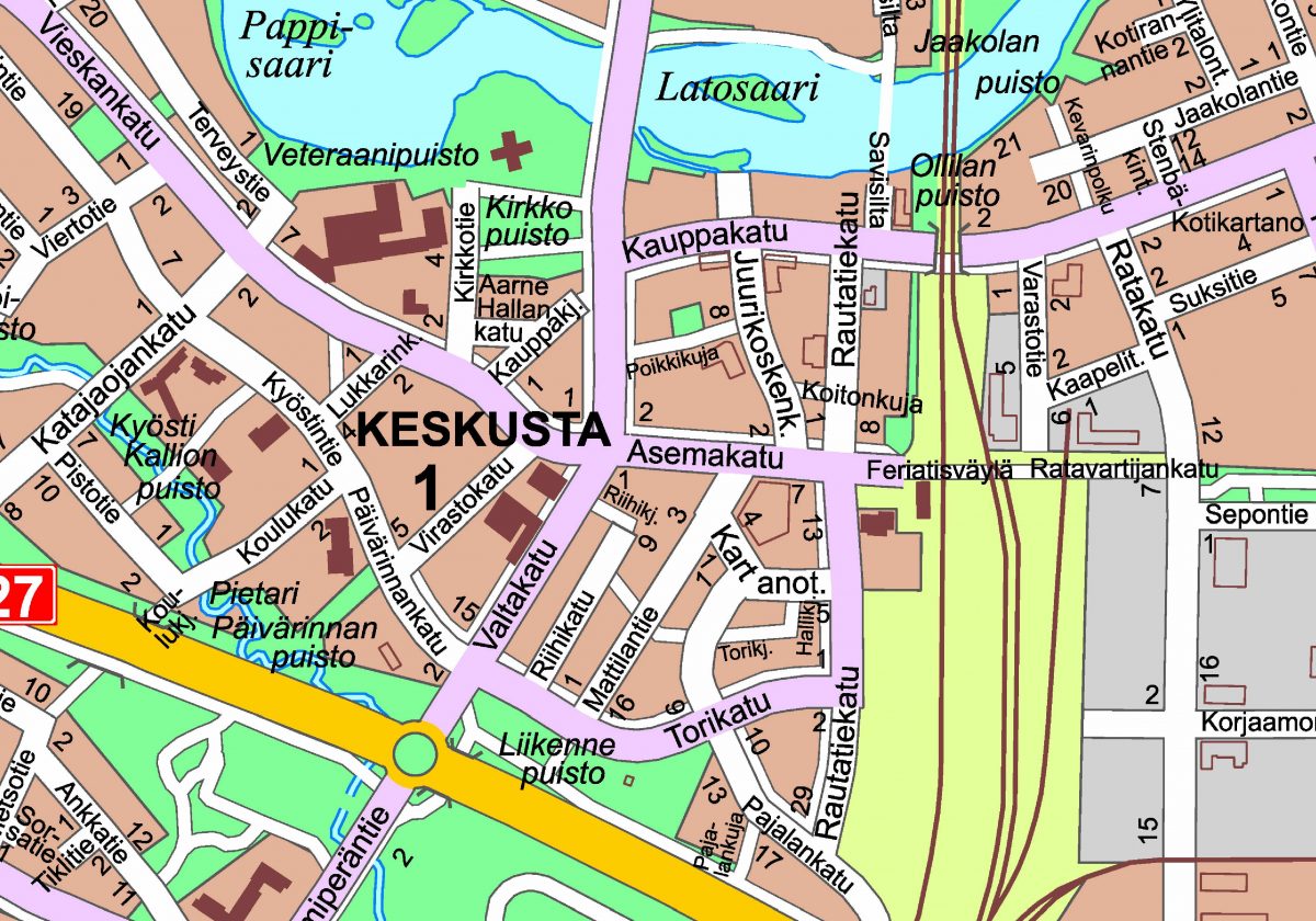 Tilattavat kartat - Ylivieskan kaupunki