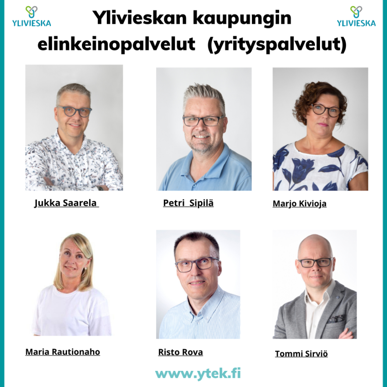 Ylivieskan kaupungin elinkeinopalvelut - yrittäjiä varten - Ylivieskan kaupunki