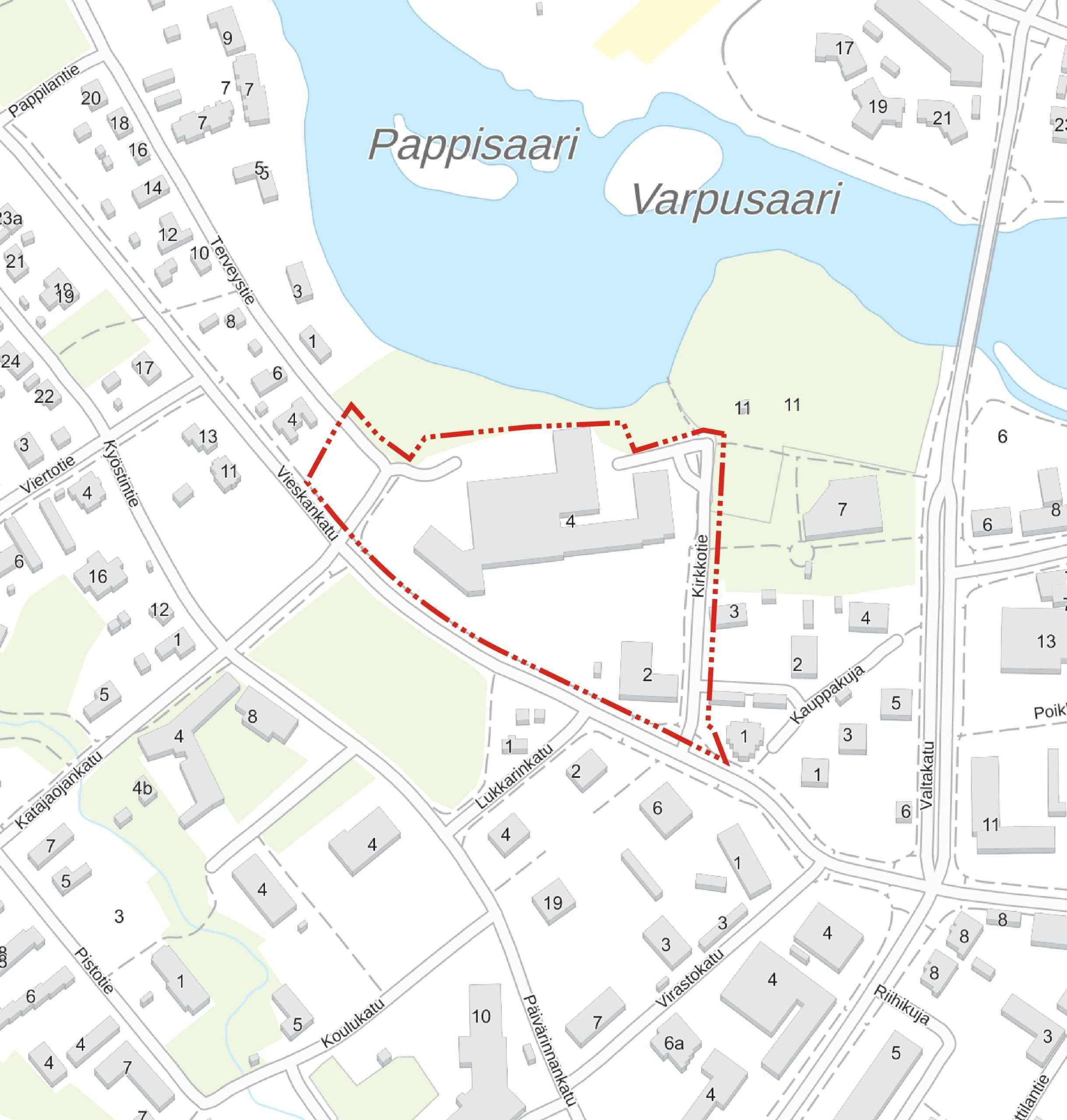 Asemakaavan muutos: Keskusta, terveyskeskuksen alue - Ylivieskan kaupunki
